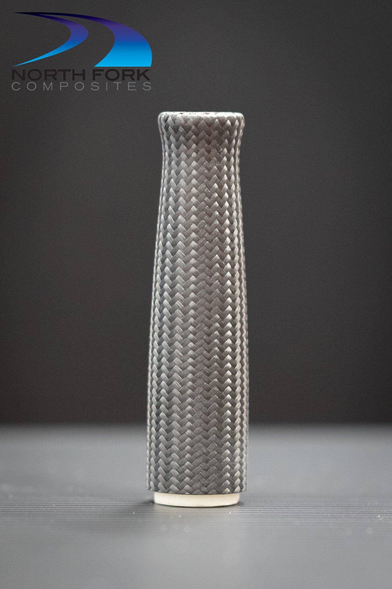 4.0" Tapered Cast Carbon Fiber on Polyurethane Foam Core Split Grip ...