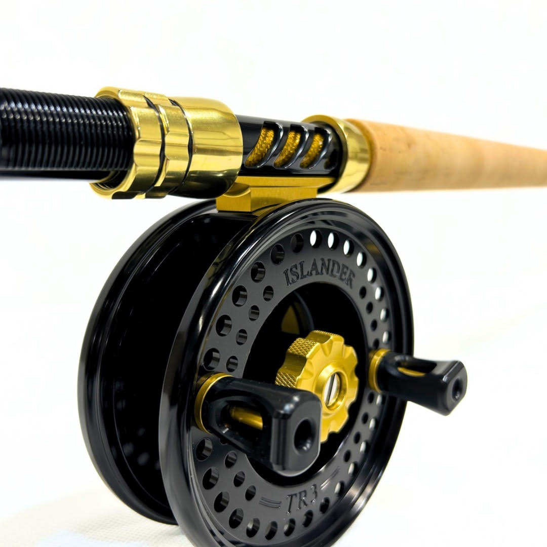Custom Rod "Gold Barz" Combo with Islander TR3 Mooching Reel – Prolite ...